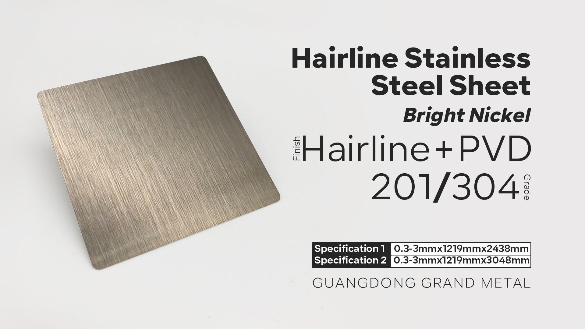 Brushed Finish Hairline Stainless Steel Sheet Metal - China Foshan ...